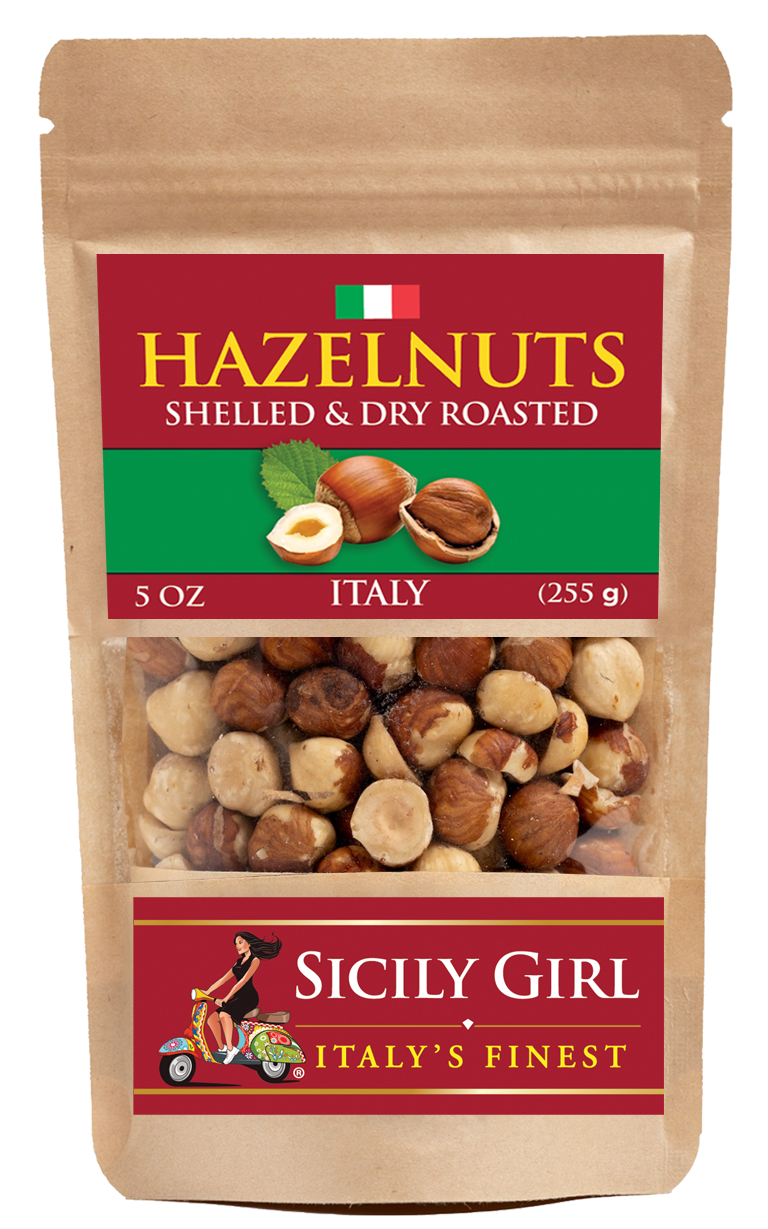 Rich, Nutty Flavor Dry Roasted Hazelnuts | Sicily Girl